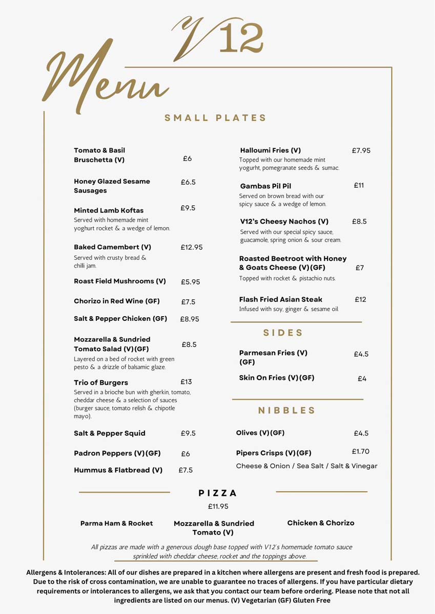 Eat & Drink - V12 Bar